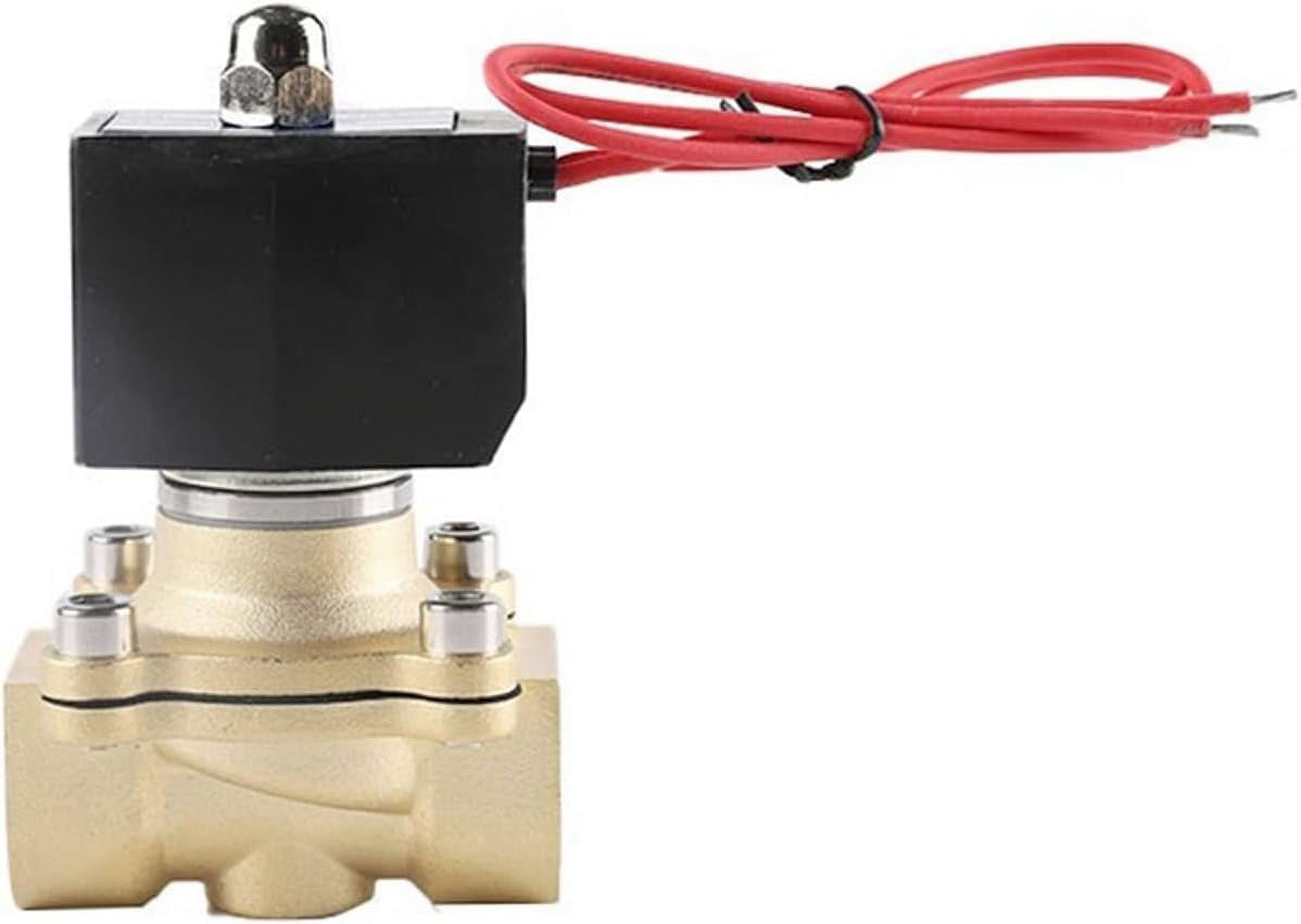1/2" Electric Solenoid Valve IP65 Waterproof Normally Closed Brass Solenoid Valve 24V 12V 220V ...