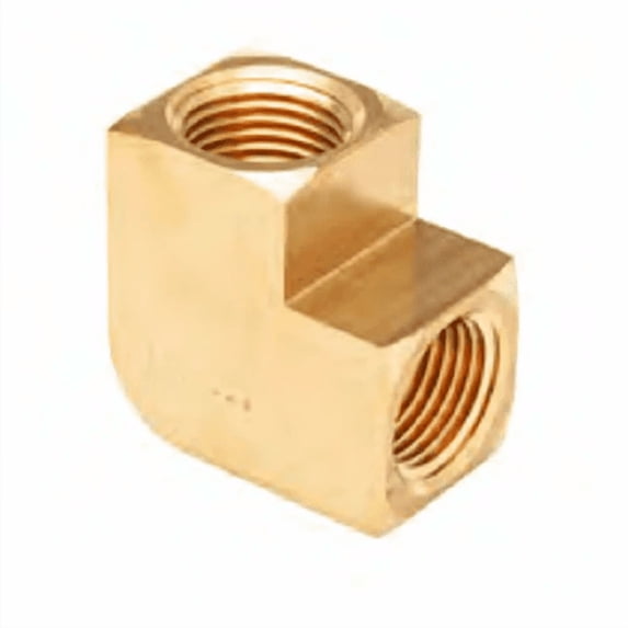 1/2" FIP X FIP Brass 90-Degree Female Elbow 28004 (Pack of 10 ...