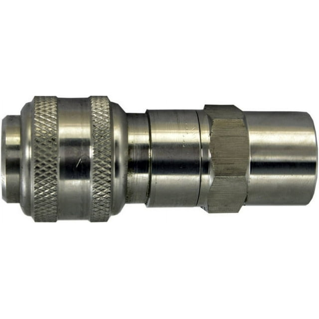1/2" Female Quick-Disconnect Socket Stainless Steel Heavy-Duty ...
