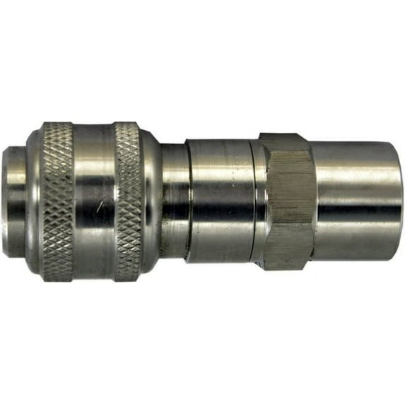 1/2" Female Quick-Disconnect Socket Stainless Steel Heavy-Duty ...