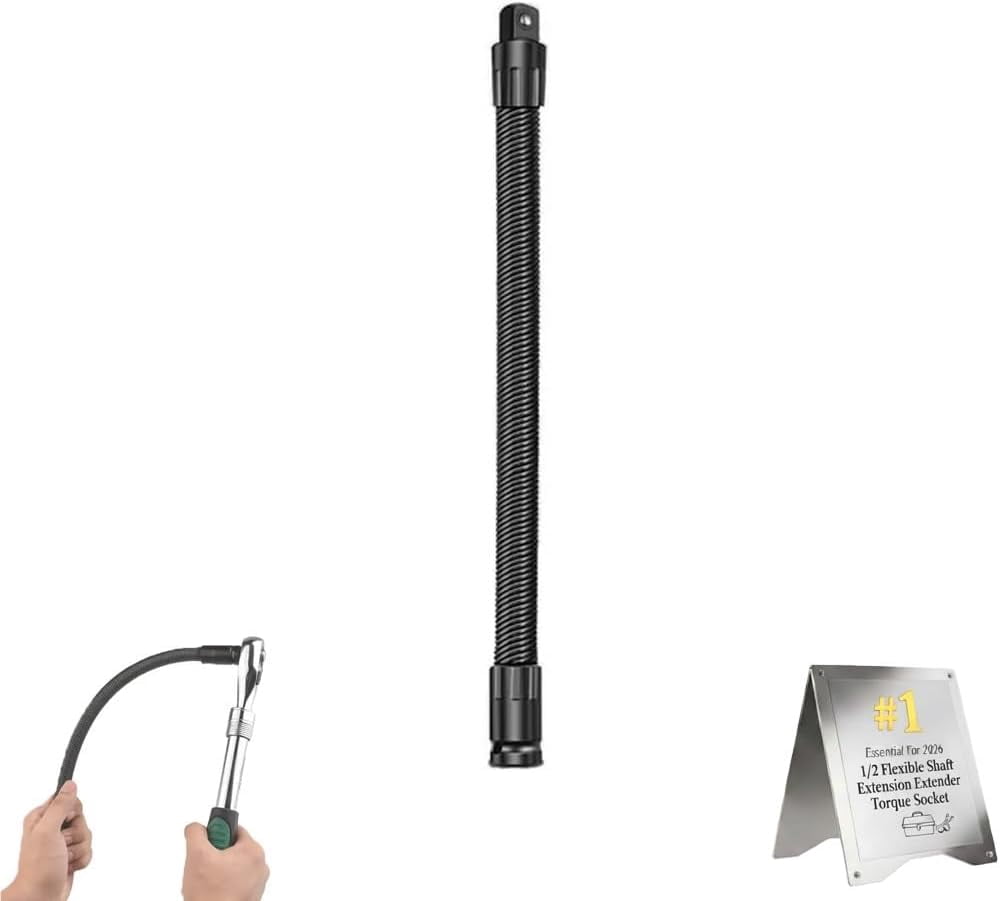 1/2 Flexible Shaft Extension Extender Torque Socket, Ratchet Spanners ...