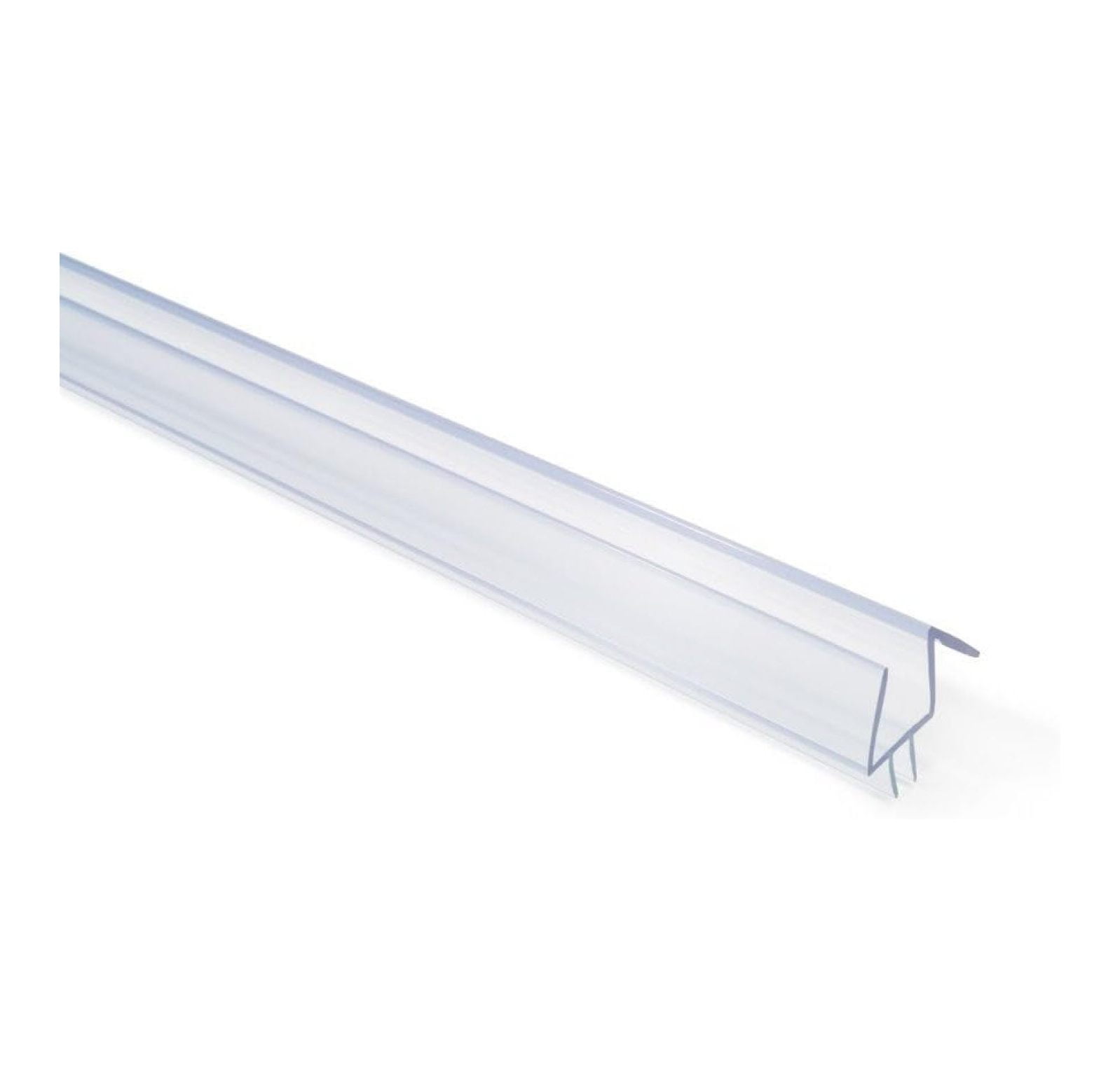 1/2" Frameless Glass Shower Door Sweep - Bottom Seal - Wipe - Drip Rail ...