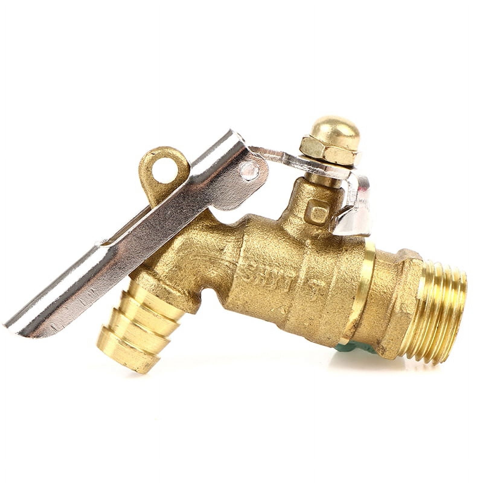 1/2" Garden Outdoor Brass Faucet Public Places Lockable Water Tap ...