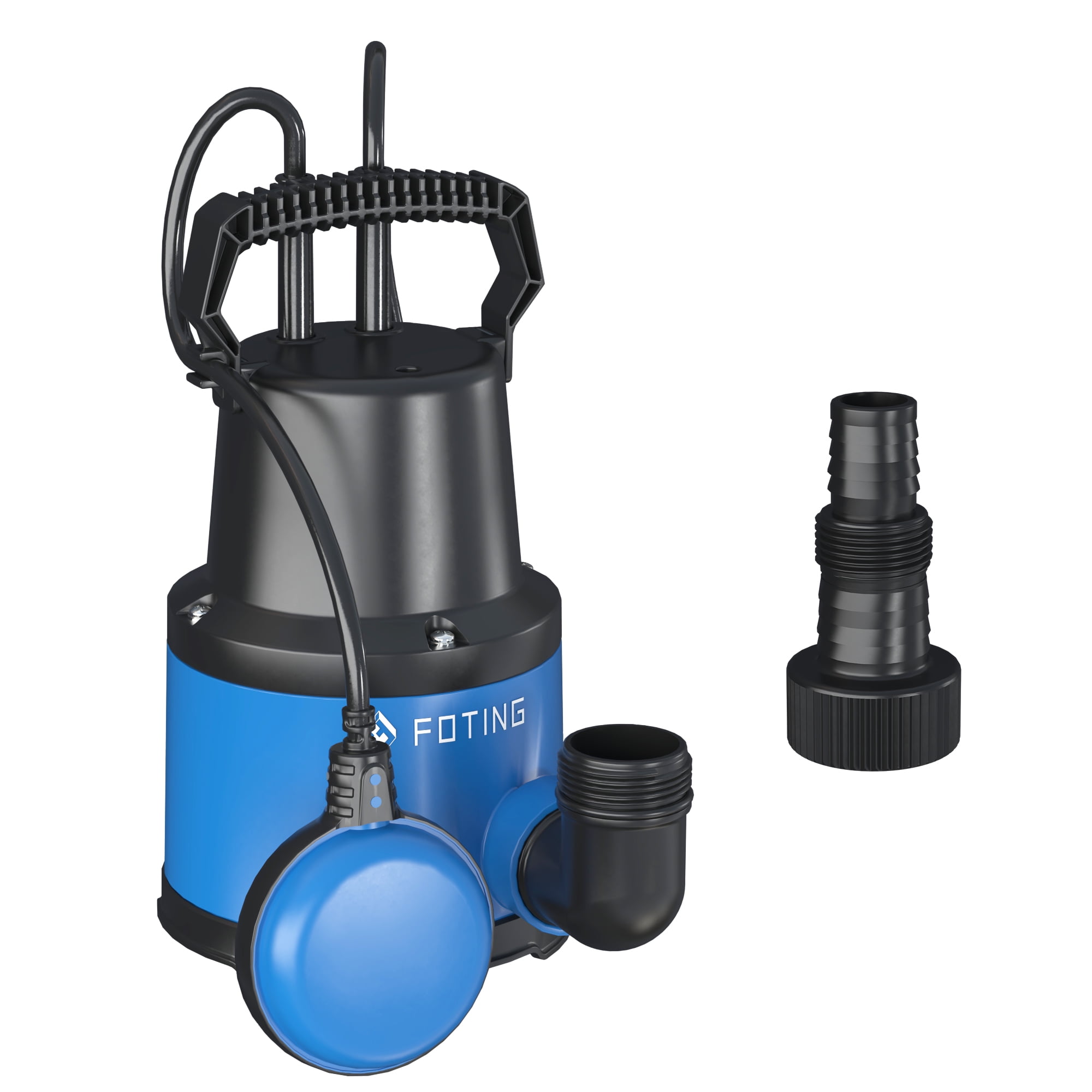 1/2HP Sump Pump Submersible，2535 GPH Water Pump with Float Switch ...