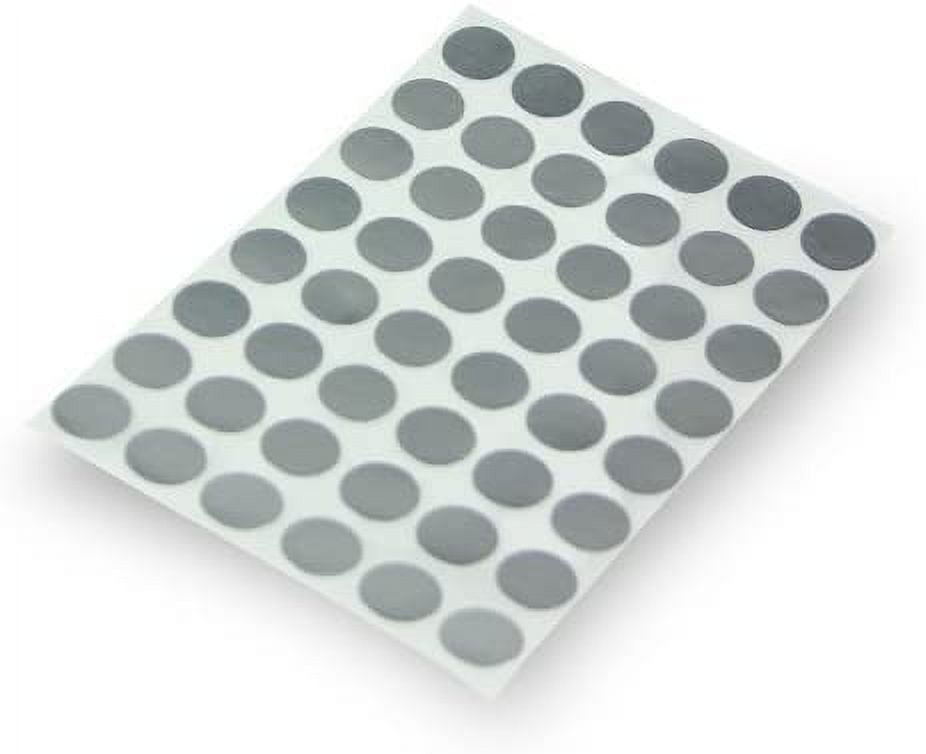 1/2" Half Inch Silver Circle Color Coded Dot Inventory Labels Stickers ...