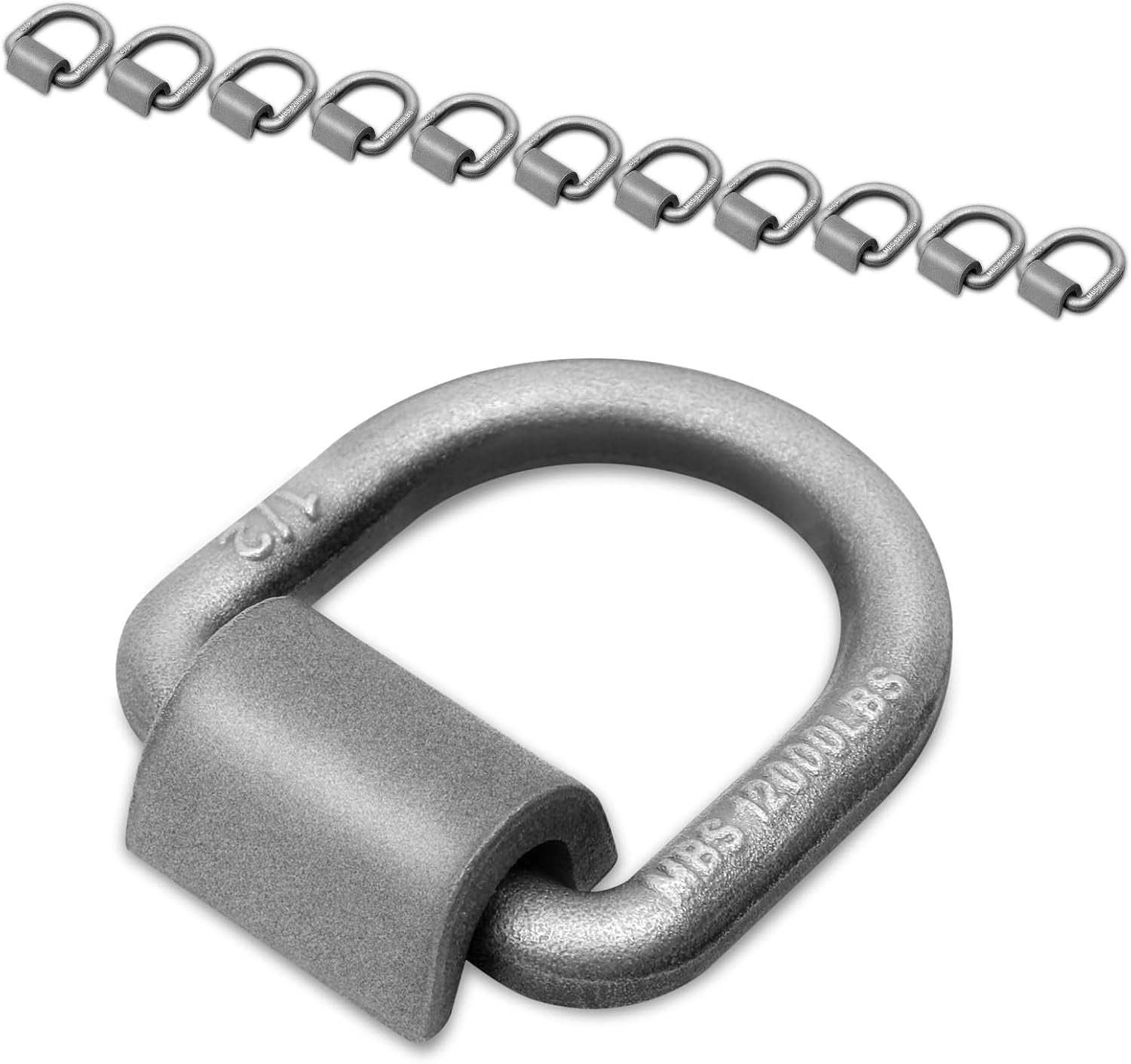 1/2" Heavy Duty Forged D Ring, 12000Lbs Break Strength Tie Down Anchors ...
