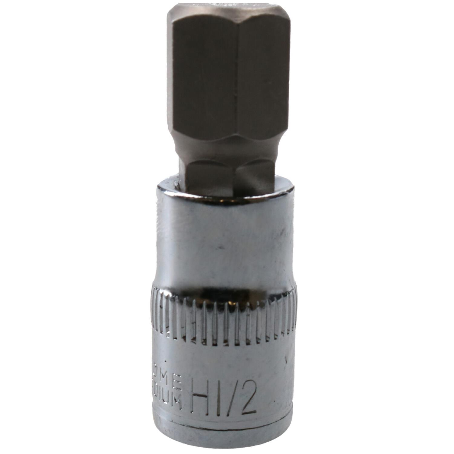 1/2" Hex Key Socket / Bit 3/8" Drive Imperial AF SAE 6 Sided Allen Key ...