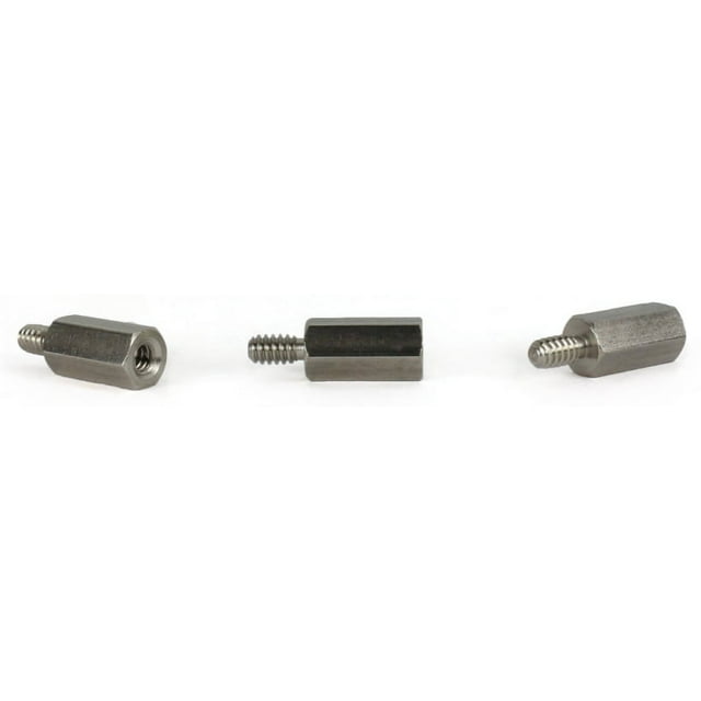 1/2" Hex Standoffs (Male-Female) / 10-32 x 1 1/4" / Steel / Zinc - 100 ...