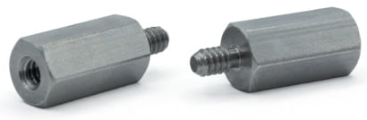 1/2" Hex Standoffs (Male-Female) / 10-32 x 3/4" / Steel / Zinc - 100 ...