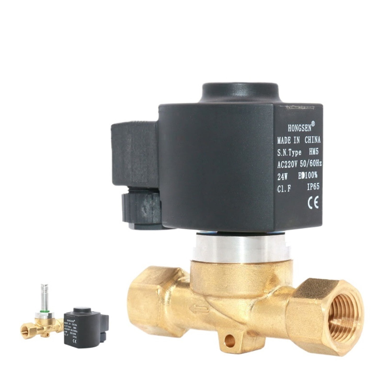 1/2" High Frequency CO2 Solenoid Valve DN15 Brass One Way Control ...