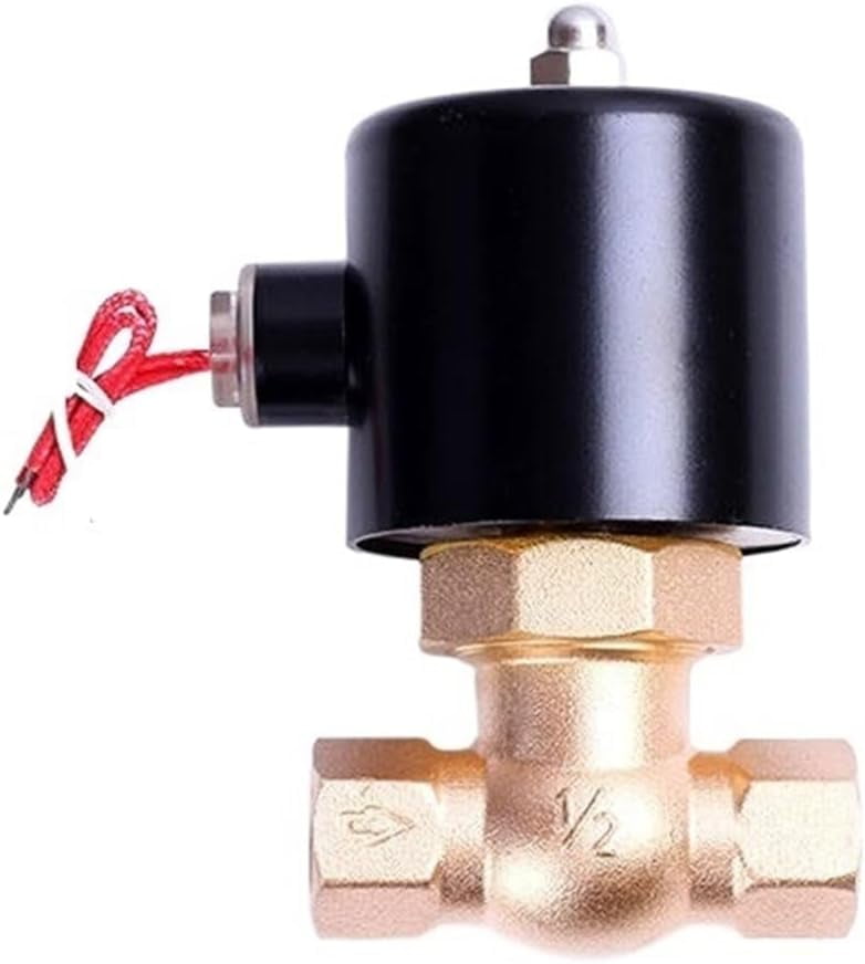 1/2" High Temperature Steam Solenoid Valve Normally Closed Brass Two Way Internal Thread ...