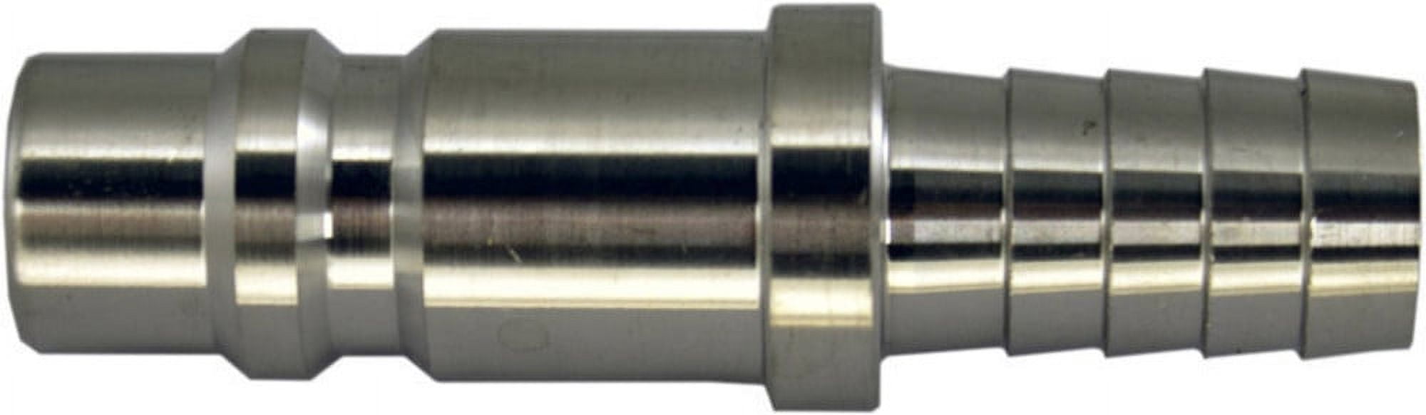 1/2" Hose Barb Quick-Disconnect Plug Stainless Steel Heavy-Duty ...