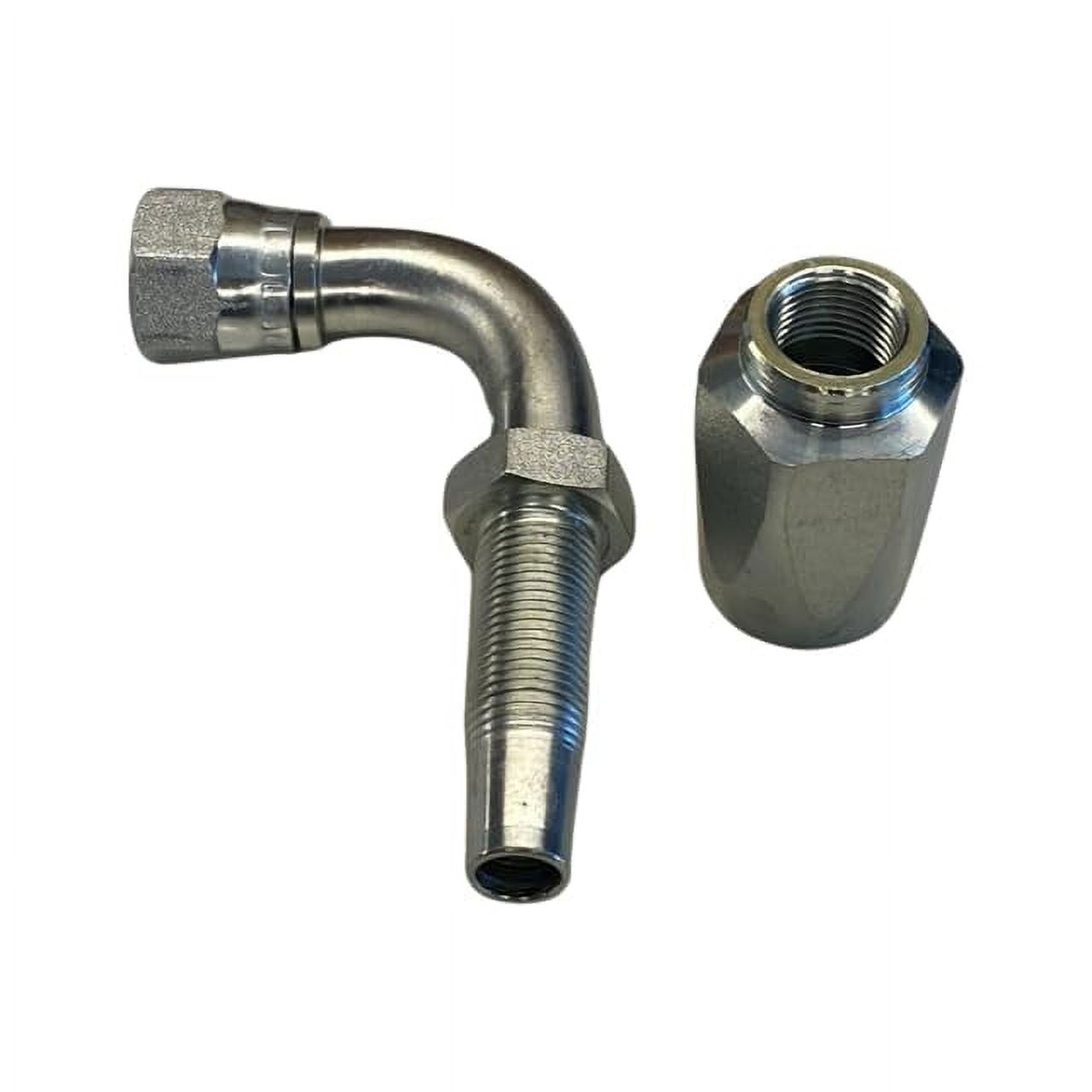 1/2" Hose x 1/2" Female JIC Reusable 90 Degree Hydraulic Fitting ...