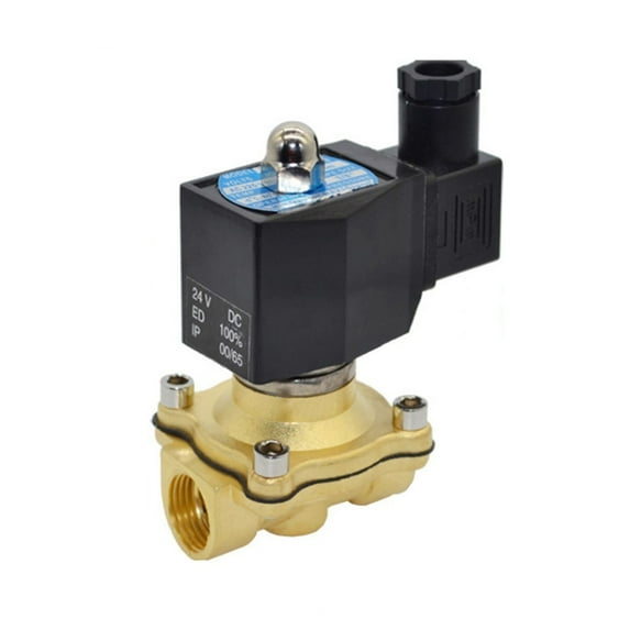 1/2" IP65 Waterproof Normally Closed Solenoid Valve 220 110 24V 12V ...