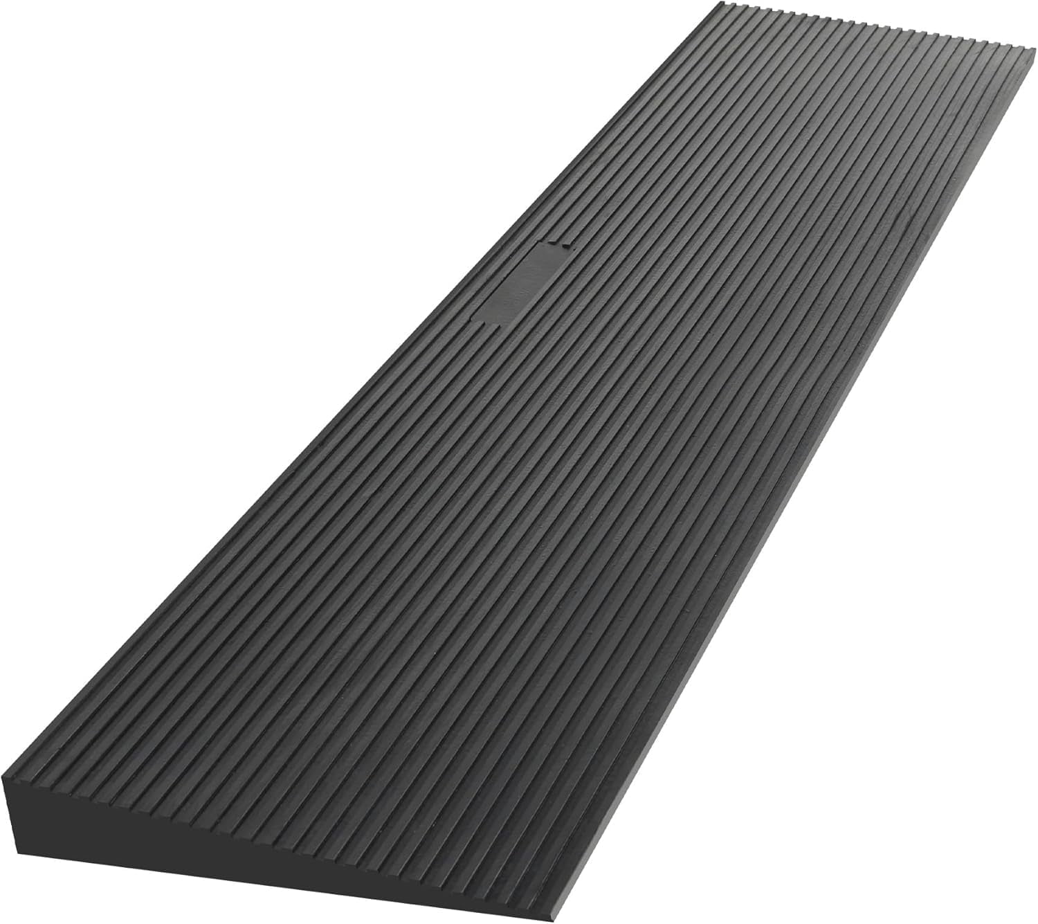 1.2 In Rise Rubber Threshold Ramp 35.4 In Wide Non-Slip Wheelchair Ramp ...