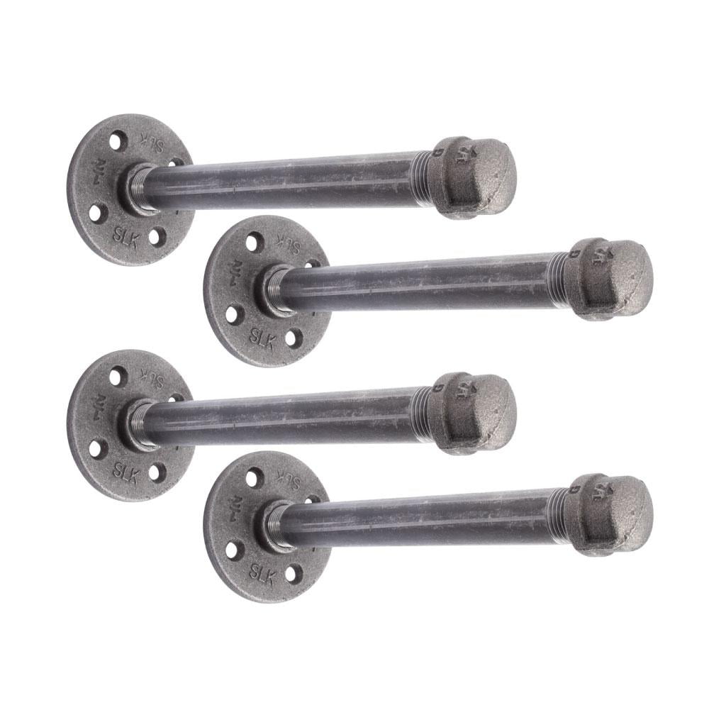 1/2 In X 8 In Shelf Bracket Kit, 4 Pack - Walmart.com