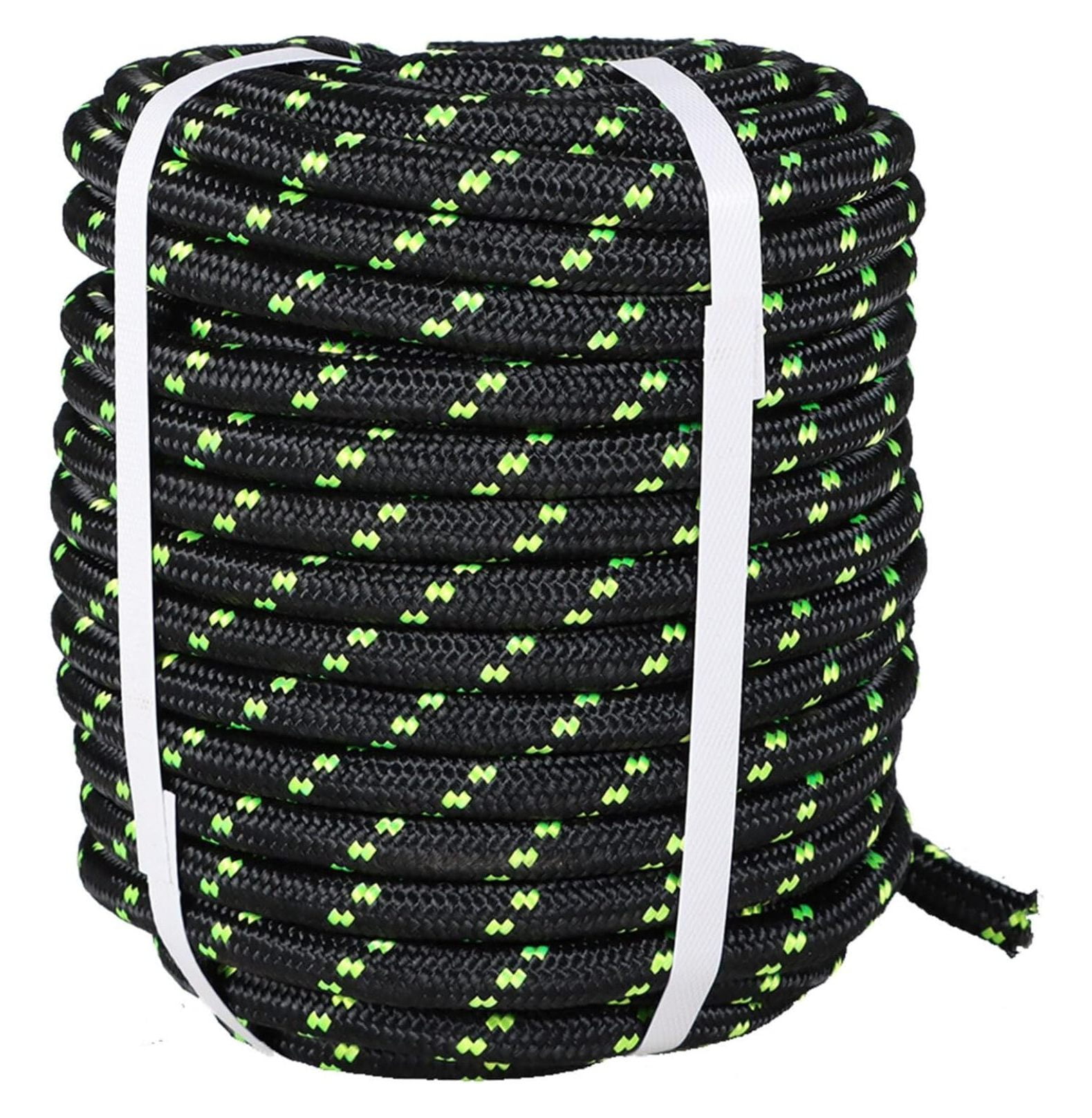 1/2 Inch by 100 Feet Double Braid Polyester Arborist Rigging Rope, Tree ...