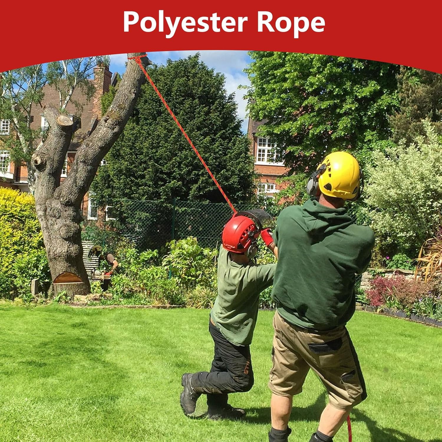 1/2 Inch Arborist Bull Rope 150 ft - Heavy Duty Static Line for Tree ...