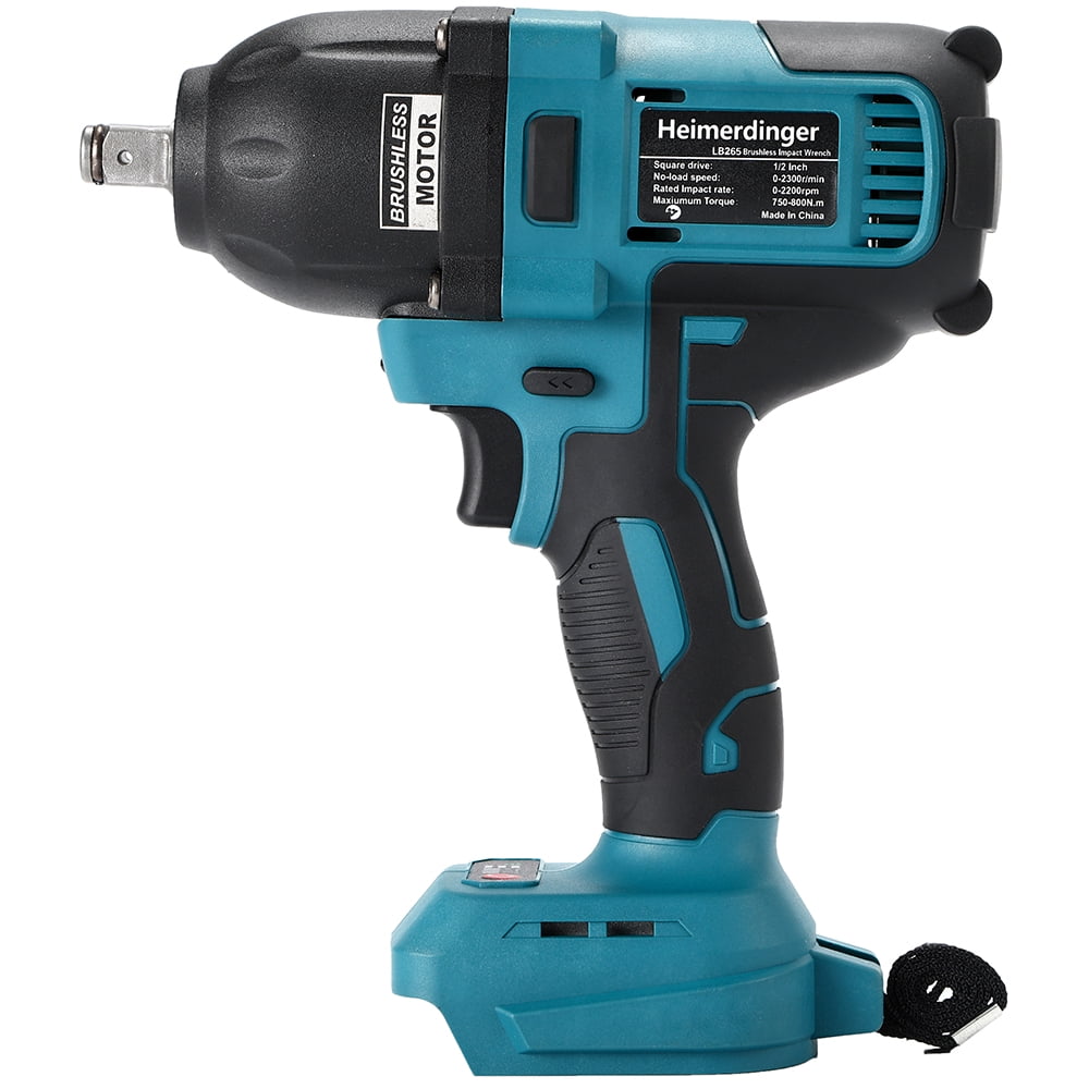 1/2 Inch Cordless Impact Wrench for Makita Battery - 580 Ft-lbs (800N.m ...