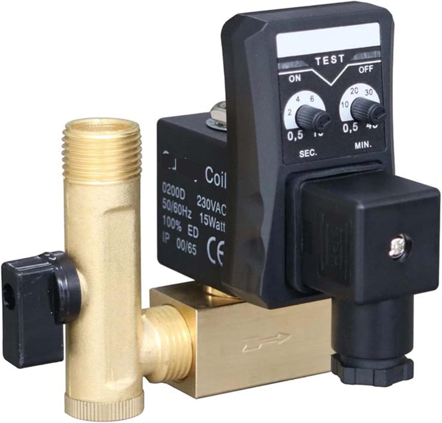 1/2 Inch Dn15 Electric Timer Auto Water Valve Solenoid Electronic Drain ...