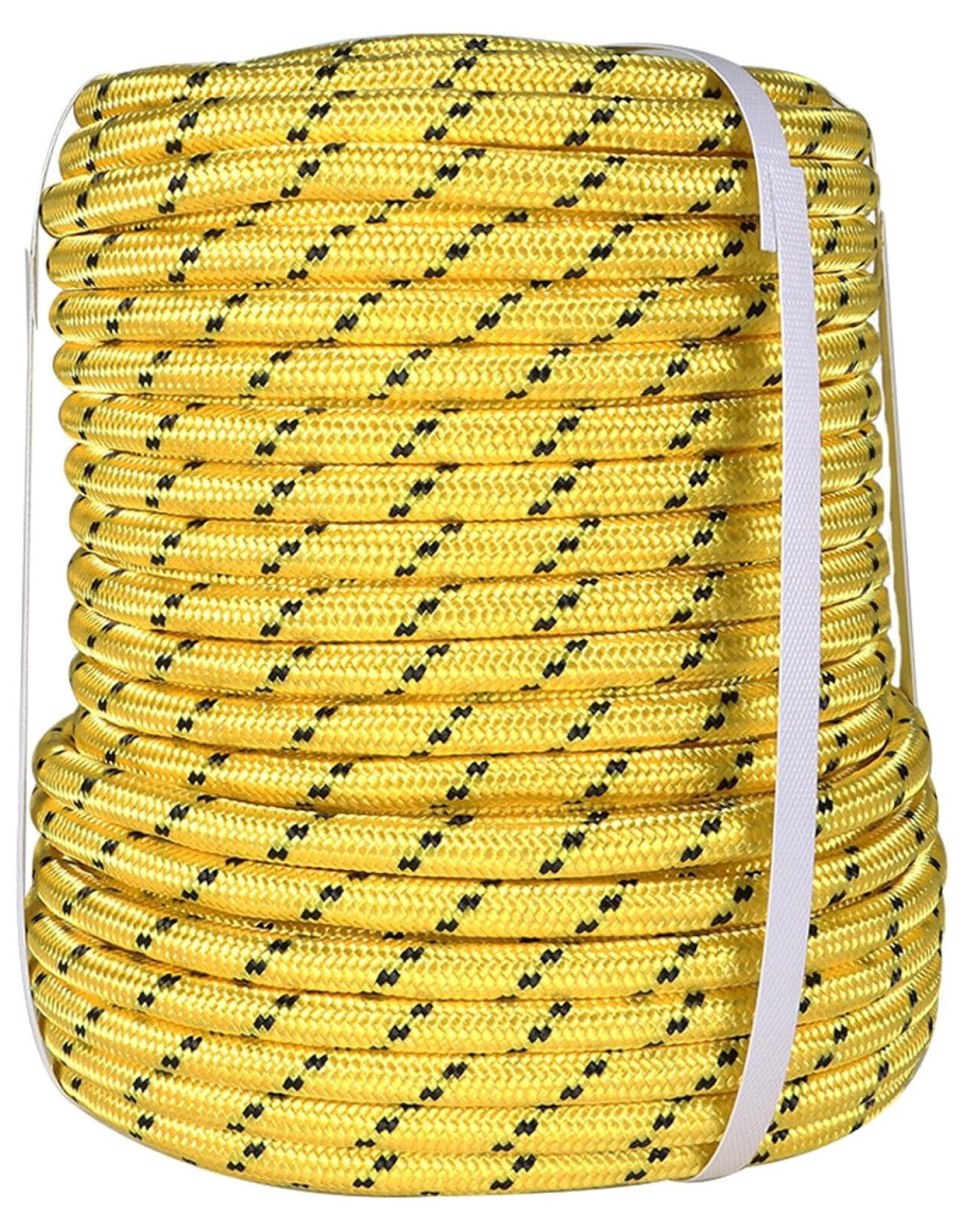 1/2 Inch Double Braid Polyester Arborist Rigging Rope, 150 Feet Heavy ...