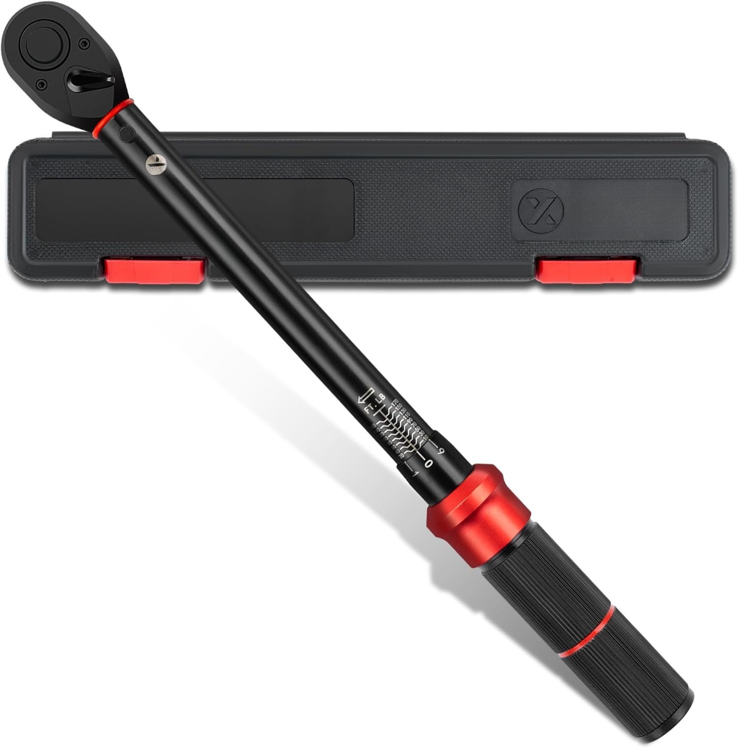1/2-Inch Drive Click Torque Wrench - 10-170 Ft-Lb/13.6-230.5Nm, Dual ...