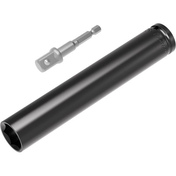 1/2 Inch Drive Socket Accessory Set, 24mm(15/16-Inch) Deep 6-Point ...