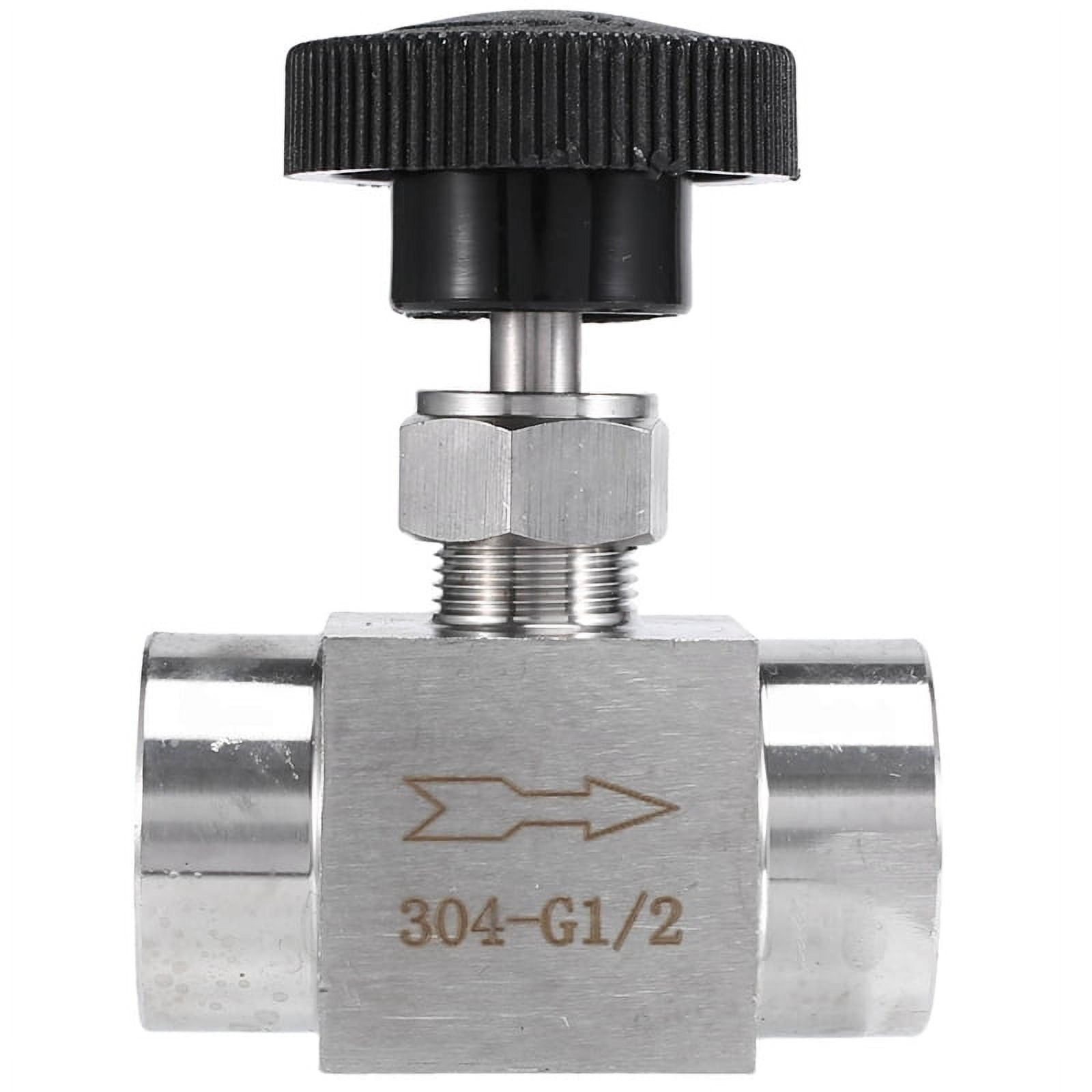 1/2 Inch Stainless Steel Needle Valve, Water Pressure Plumbing Fittings ...