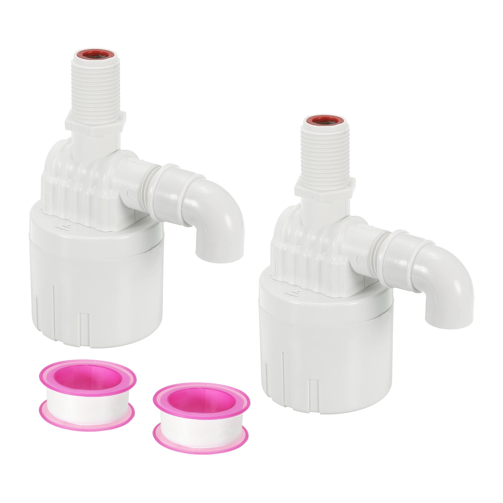 1/2 Inch Float Valve, 2 Pack Plastic Top Inlet Water Automatic Water ...