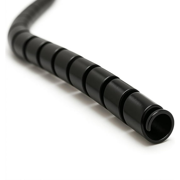 1/2 Inch Heavy Duty Spiral Wrap HDPE Flexible Plastic Cable Sleeve Hose ...