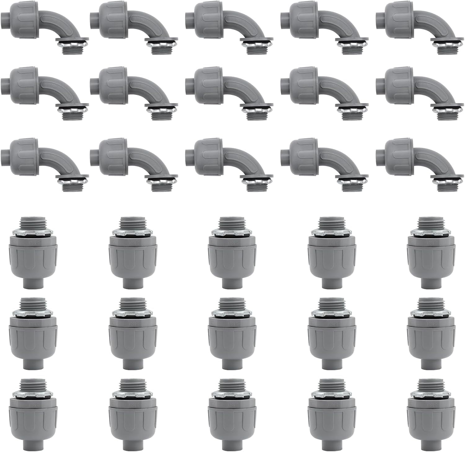 1/2 Inch Liquid Tight Connector PVC Flexible Conduit Connector UL ...