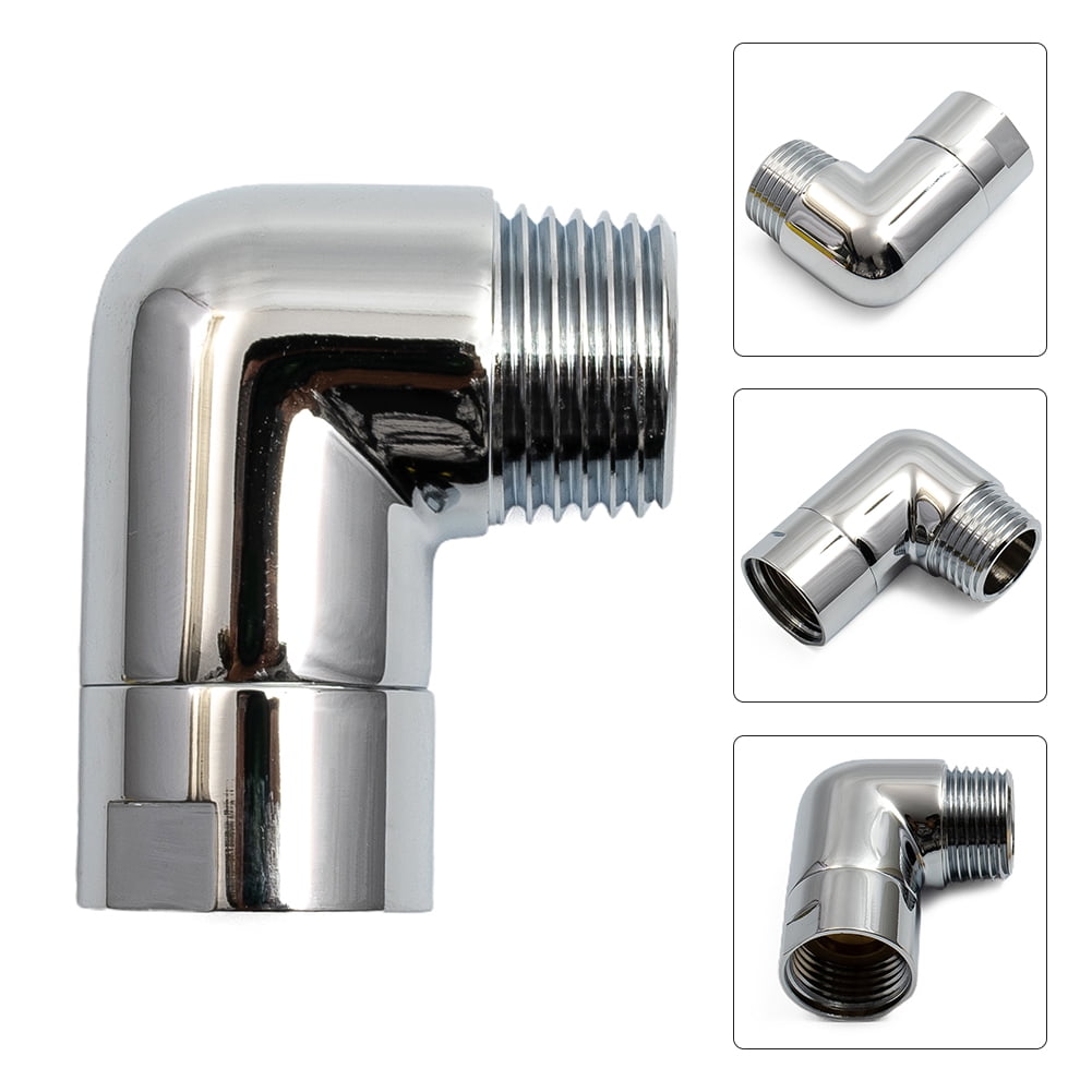 1/2 Inch NPT High Quality Solid Brass Shower Head Elbow Adapter Shower ...