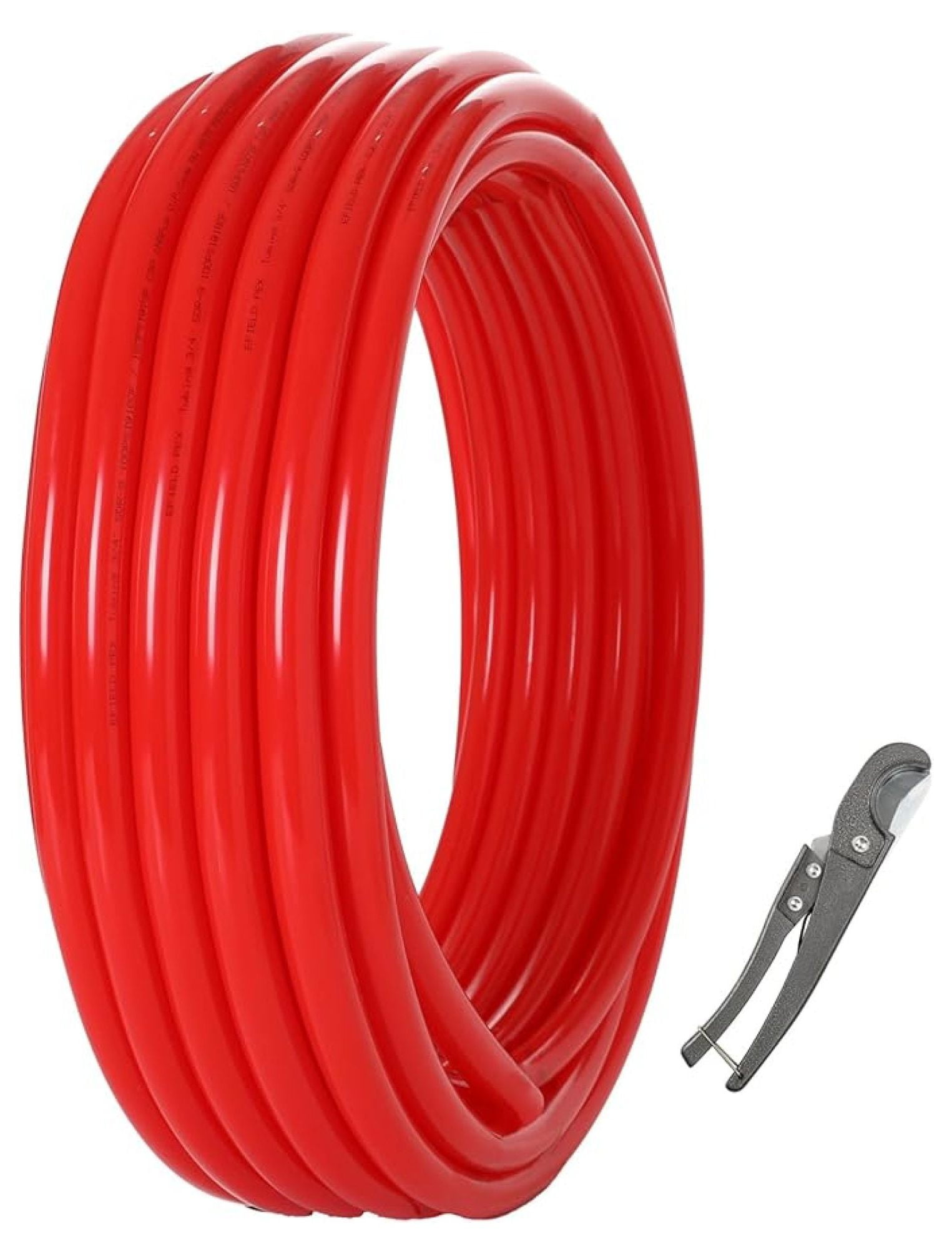 1/2 Inch PEX-B Pipe/Tubing, 1 Red Roll x 100 Feet Length PEX Tubing ...