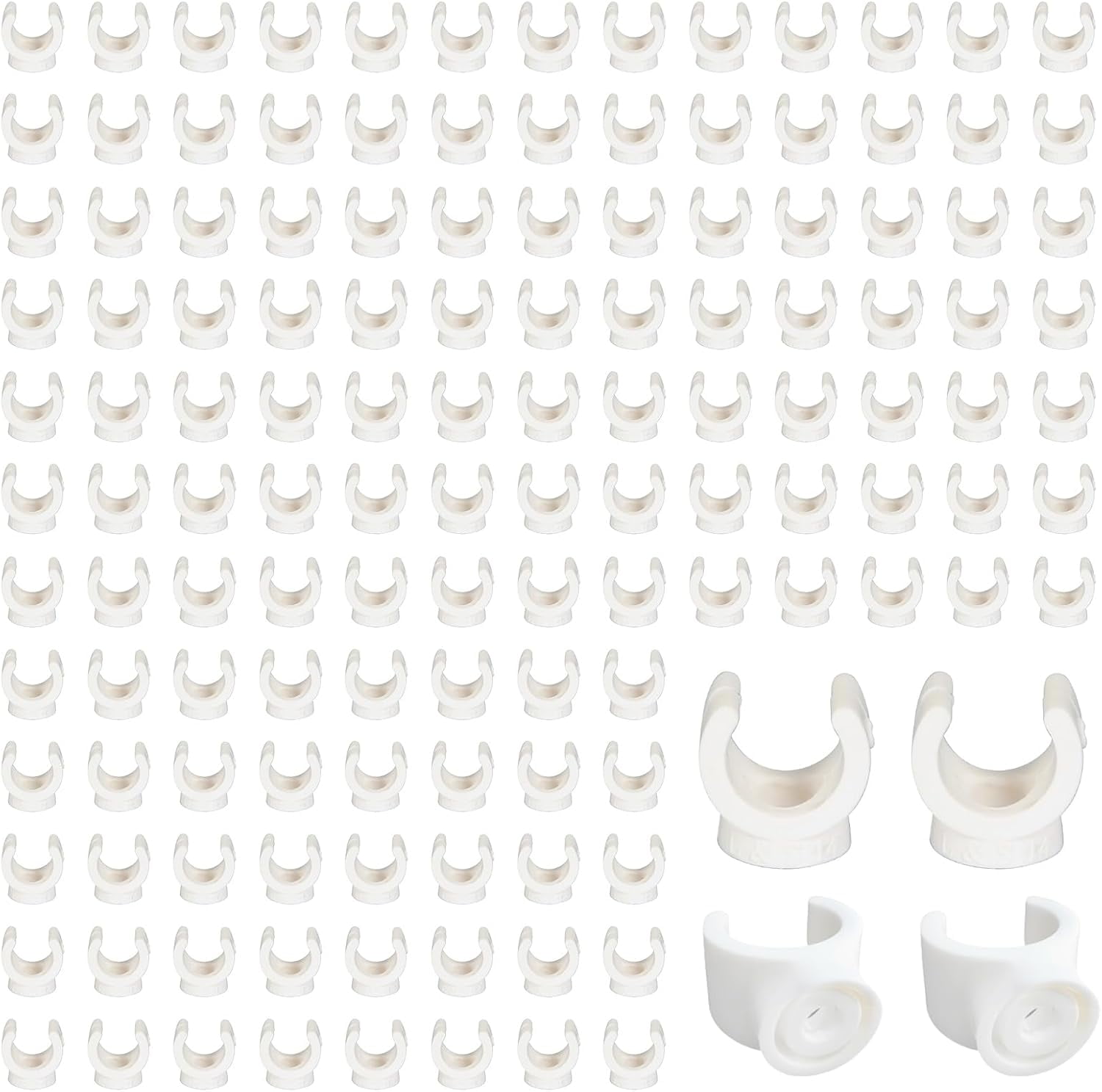 1/2 Inch PEX Pipe Clamp Clip 150 Pcs U Hook PEX Clamps PVC Water Pipe ...