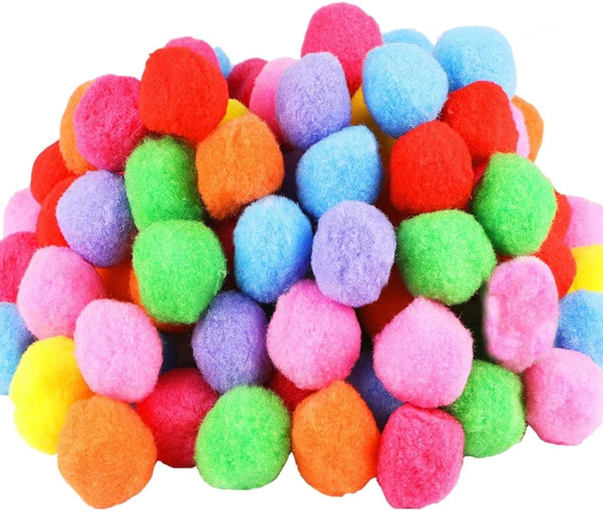 1.2 Inch Pompoms Pipe Cleaners for DIY Creating Crafts Making ...