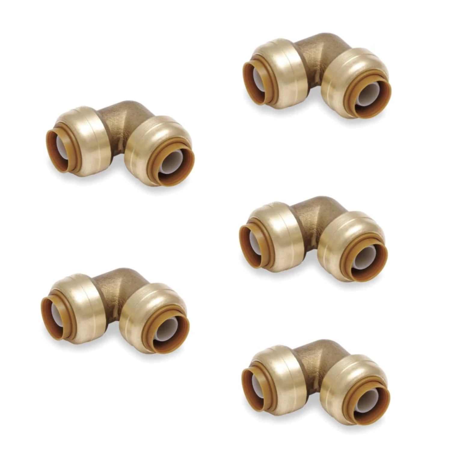 1/2 Inch Push To Connect Fitting 90 Degree Elbow for PEX, Copper, CPVC ...