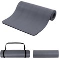 1/2 Inch Thick Yoga Mat, NBR Material, Non-Slip Surface with Double ...
