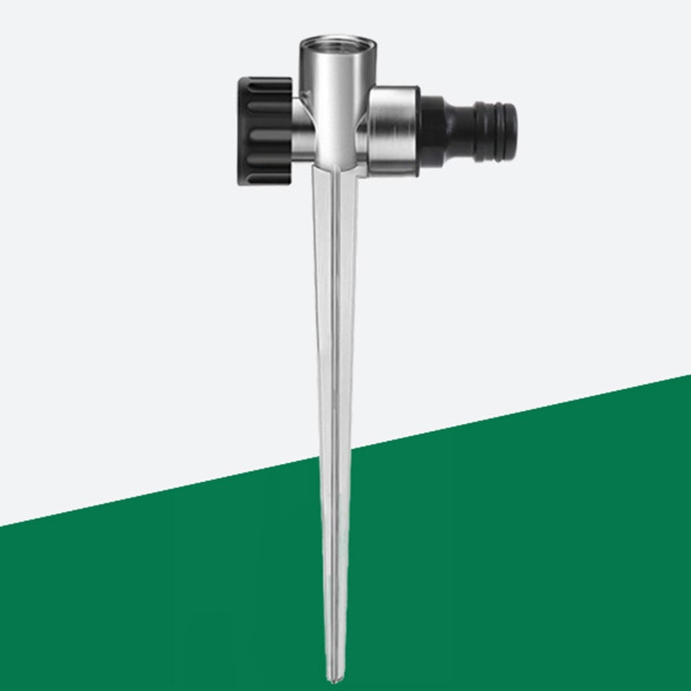 1/2 Inch Zinc Alloy Lawn Sprinkler Spike Base Water Flow Thru ...