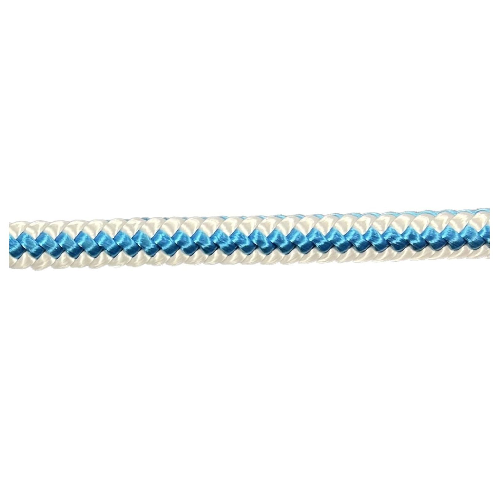 1/2 Inch by 120 Feet, 12 Strand Polyester Arborist Climbing Rope Blue ...