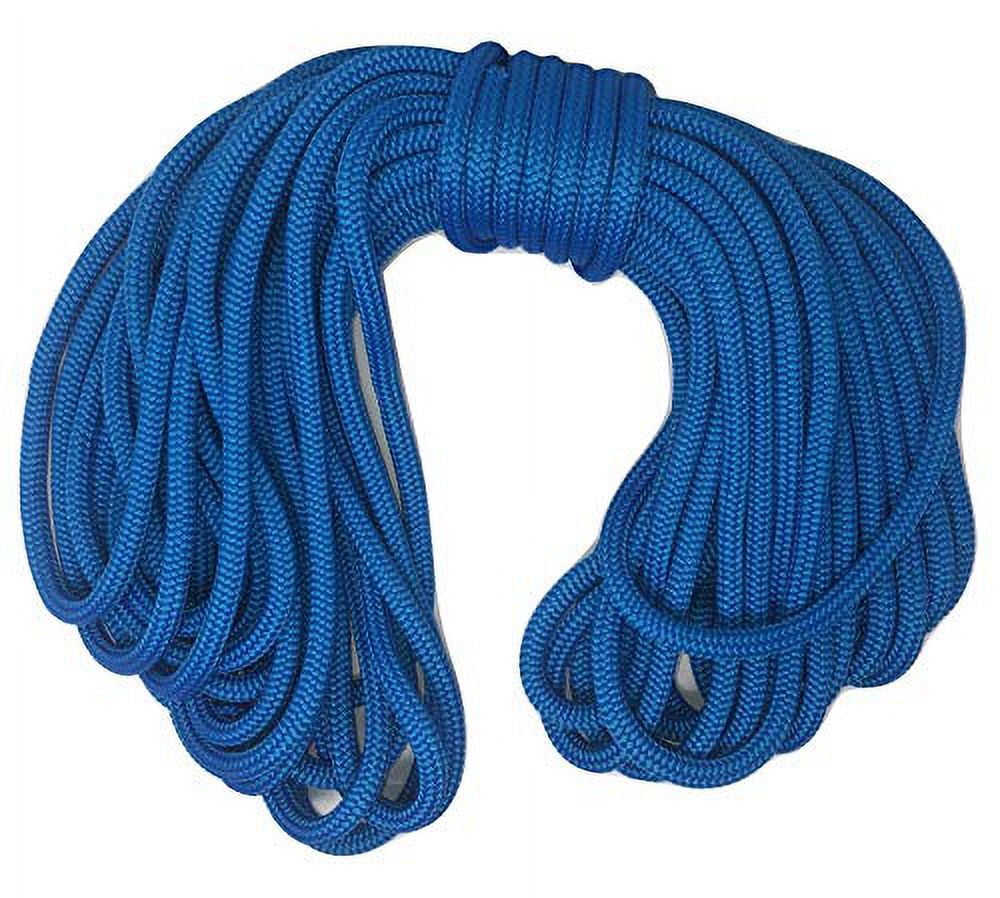 1/2 Inch by 150 Feet Blue Double Braid Nylon Rope - Walmart.com