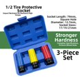 1/2 Inch for Tire Socket Set 5-Piece M15-M22 CR-V Steel with Rim ...