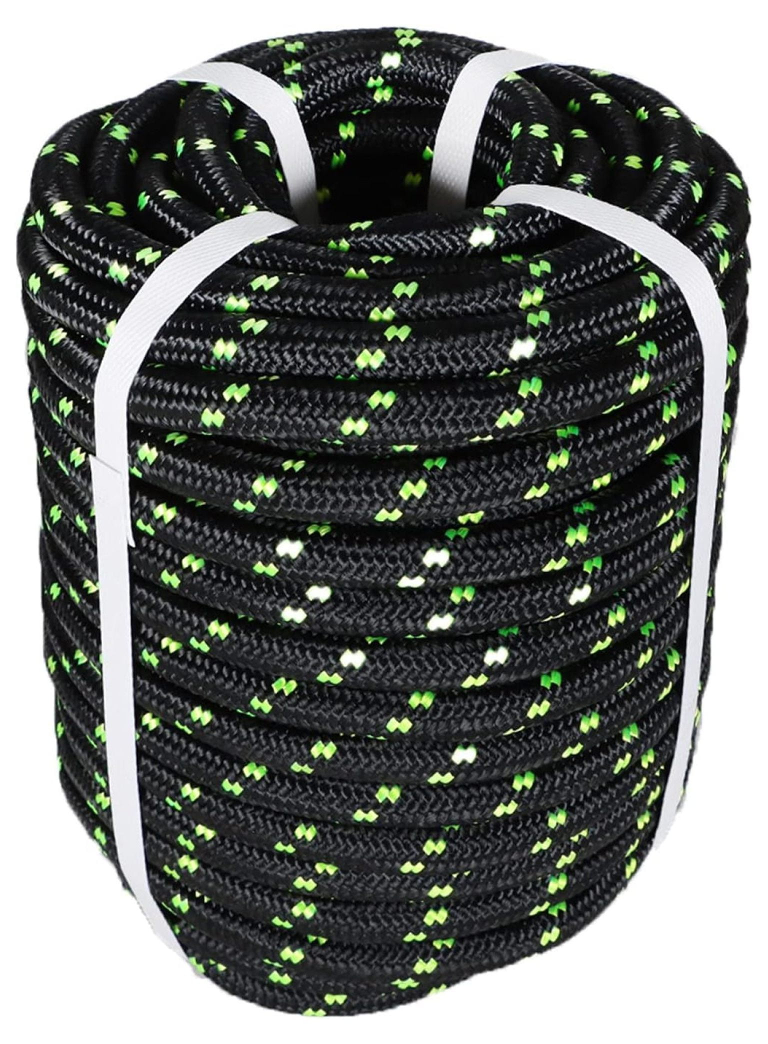 1/2 Inch x 100 FT Double Braid Polyester Arborist Rigging Rope,Nylon ...