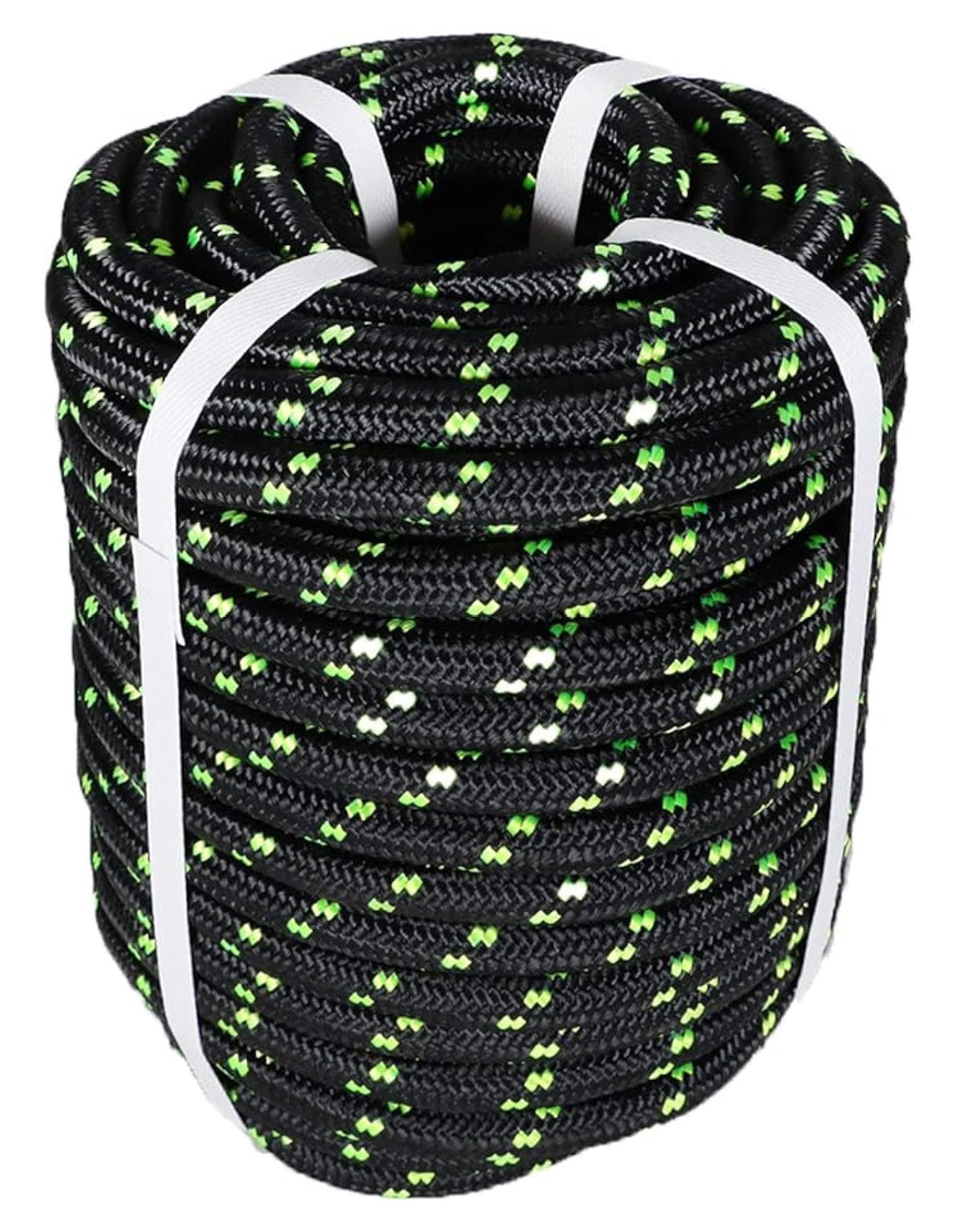 1/2 Inch x 100 FT Double Braid Polyester Arborist Rigging Rope,Nylon ...