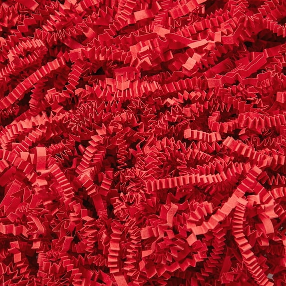 1/2 LB Crinkle Cut Paper Shred Filler 8 oz Diamond White Crinkle ...