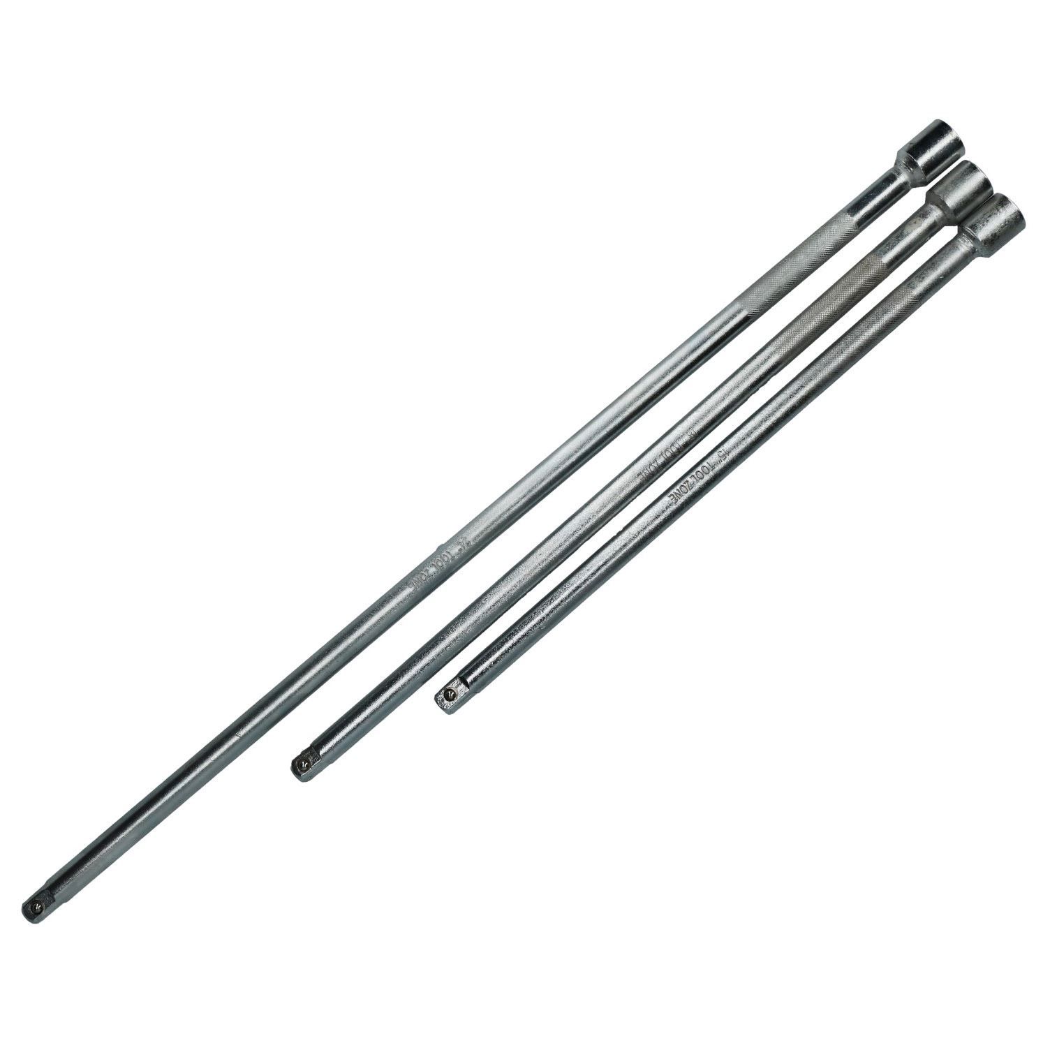1/2" Long Extension Bars 15/18/24" Socket Long Reach Knurl Grip ...