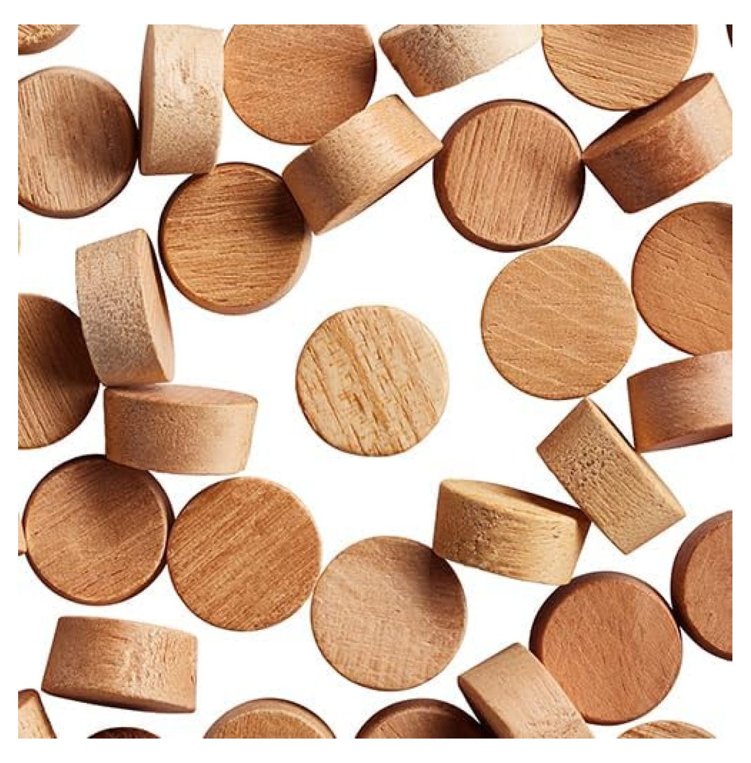 1/2" Mahogany Wood Plugs, Face Grain, Woodworking Plugs, Can Be Sanded ...