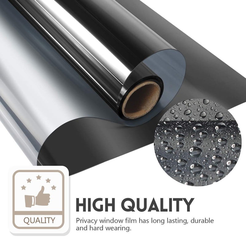 1/2 Meter One Way Mirror Window Film Vinyl Self-adhesive Reflective ...