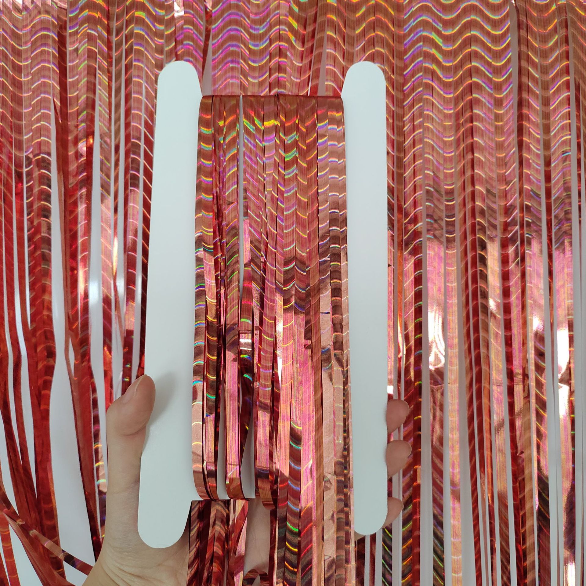 1*2 Meter Rain Wire Laser Ripple Rain Wire Curtain Scene Layout Props ...