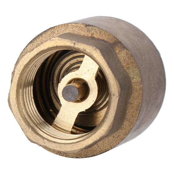 1/2'' NPT Brass In-Line Spring Vertical Check for Valve Copper Control ...