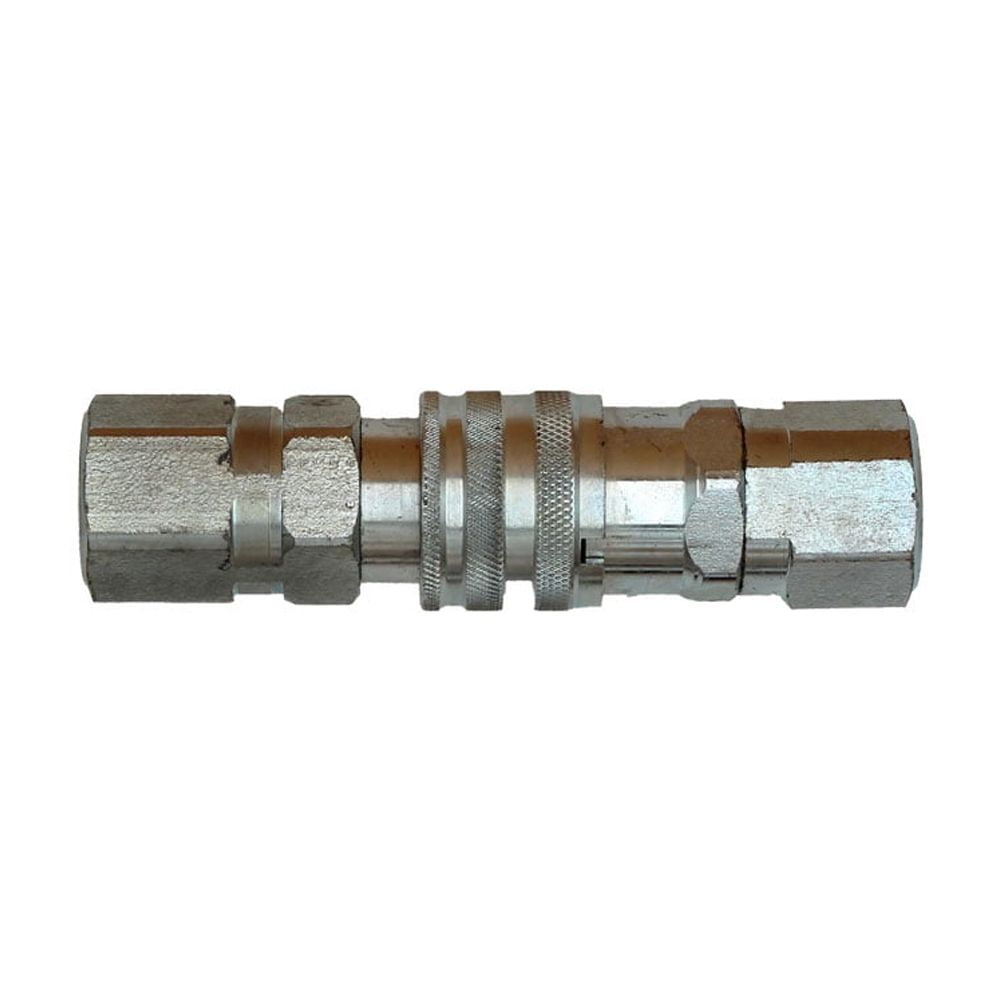 1/2 NPT Flat Face Hydraulic Quick Connect Couplers Coupling Loader Fits ...